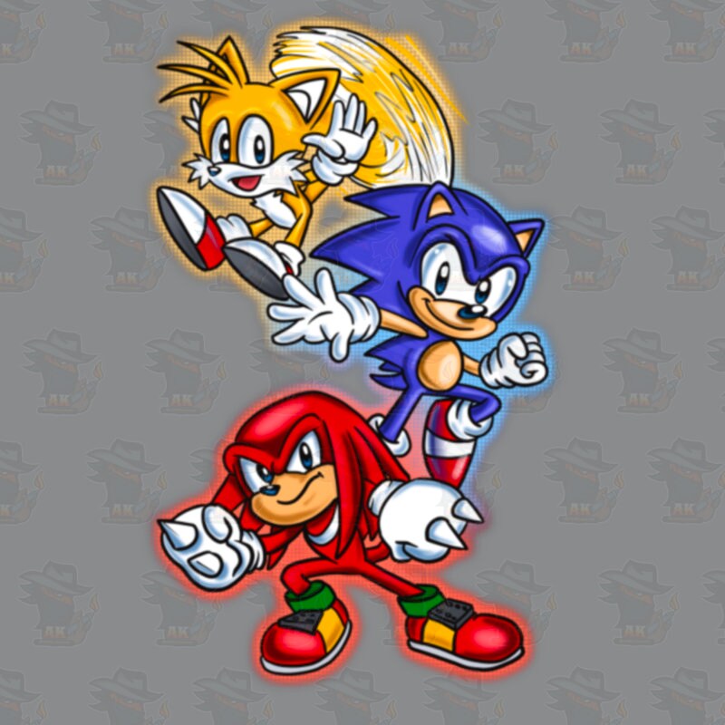 Digital Airbrush Video Game Characters Inkjet/dtf/dtg Sublimation Print ...