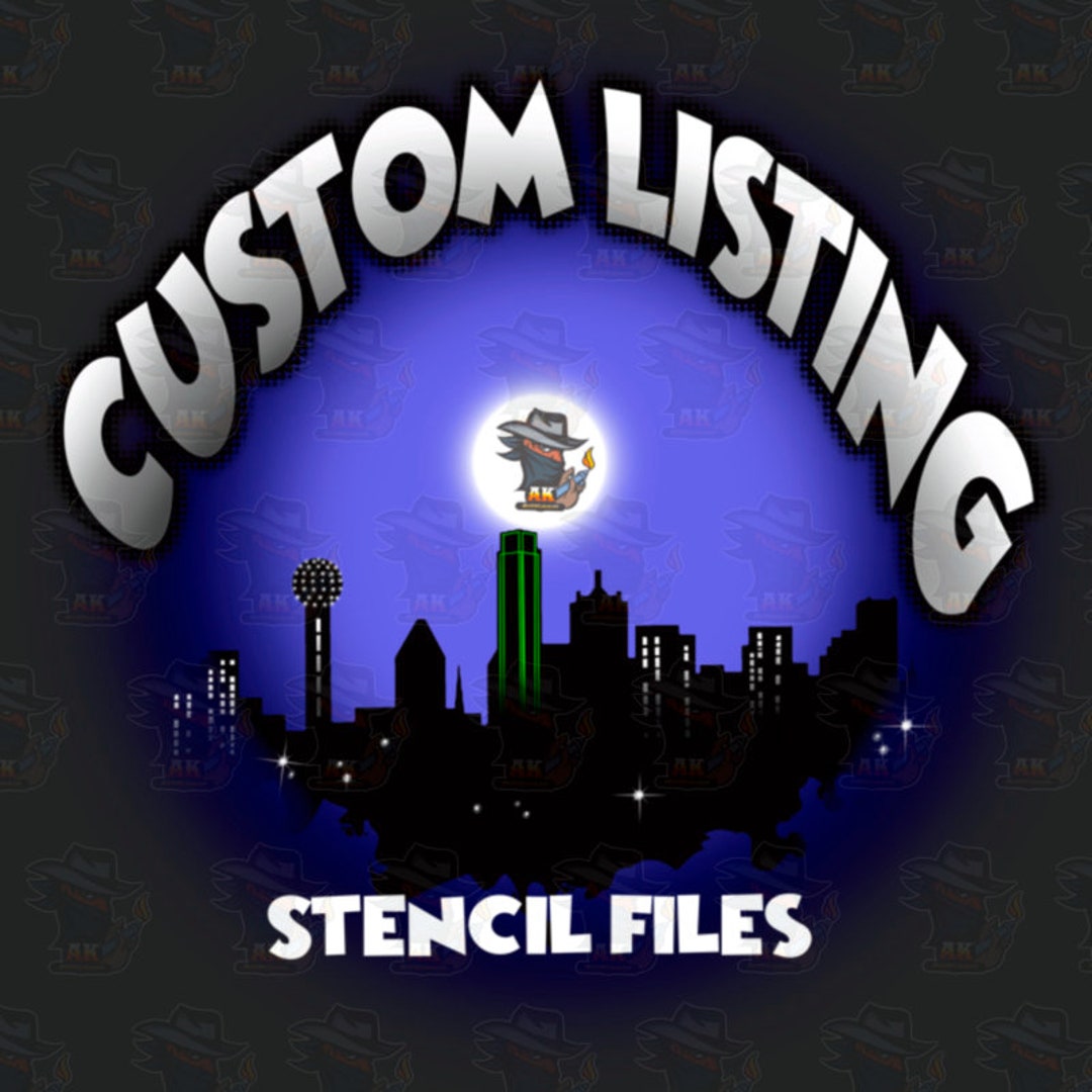 Custom Listing Stencil Image Request Add On - Etsy