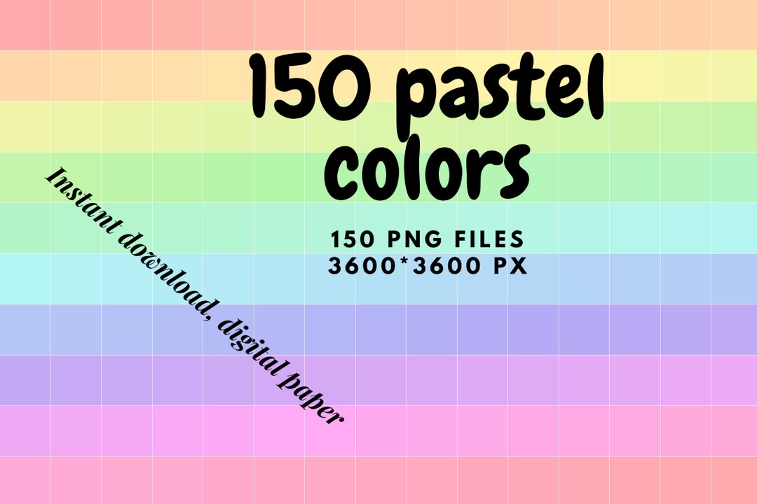 Solid Pastel Color Digital Paper Pack Seamless Origami or - Etsy
