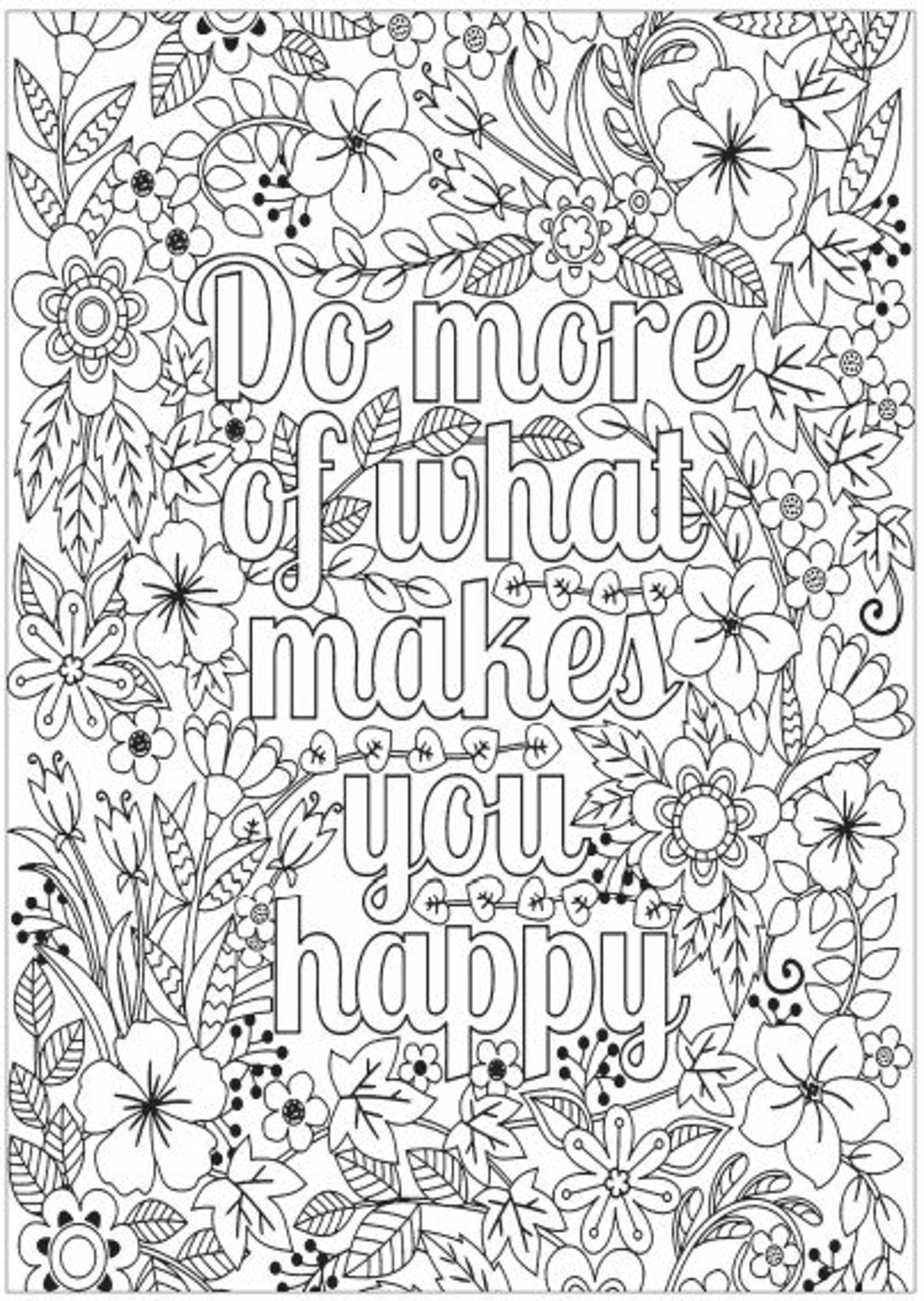 Inspirational Coloring Pages - 10 Pages - Etsy
