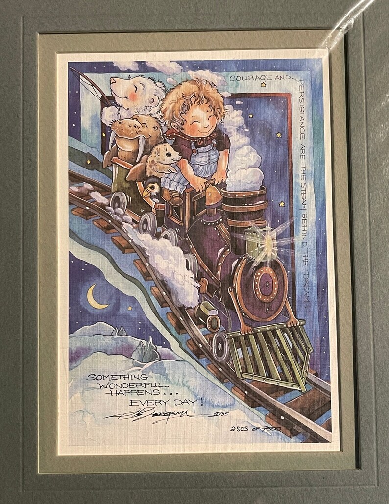 Art Print/ American Artist, Jody Bergsma Numbered Print Something ...