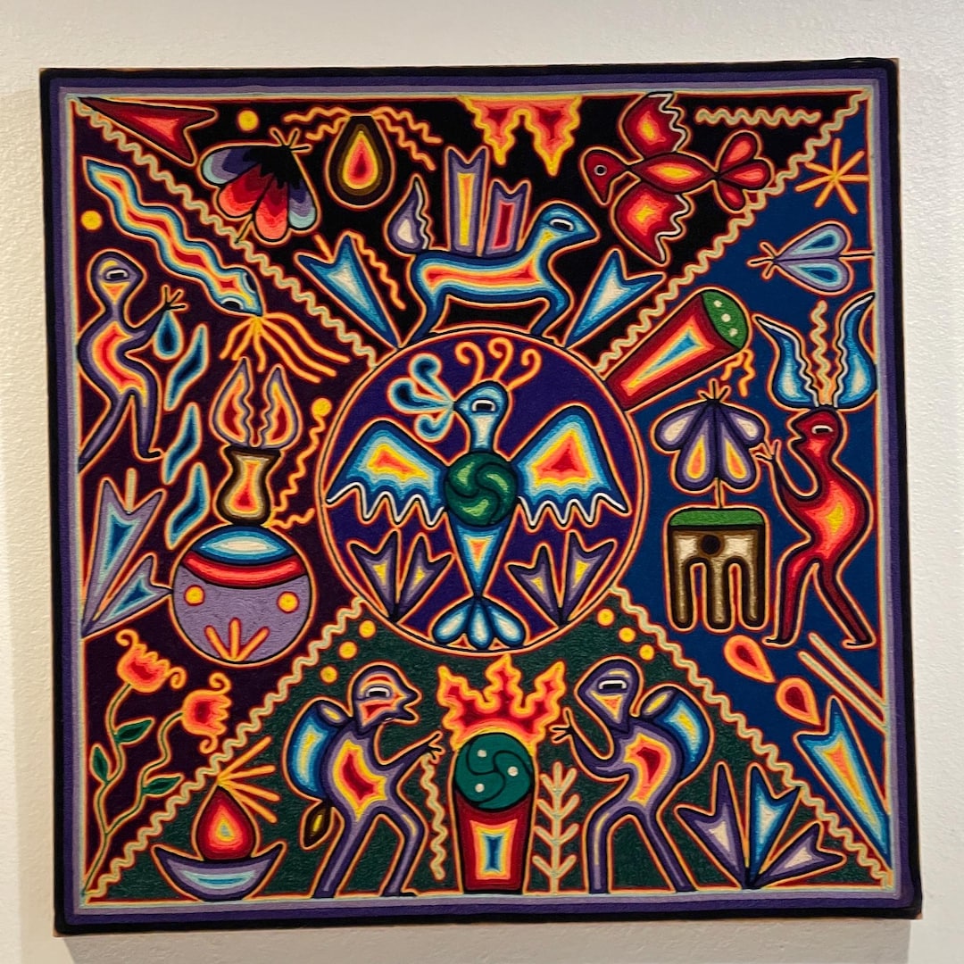 Indigenous Yarn Art From the Huichol Indians of Mexico