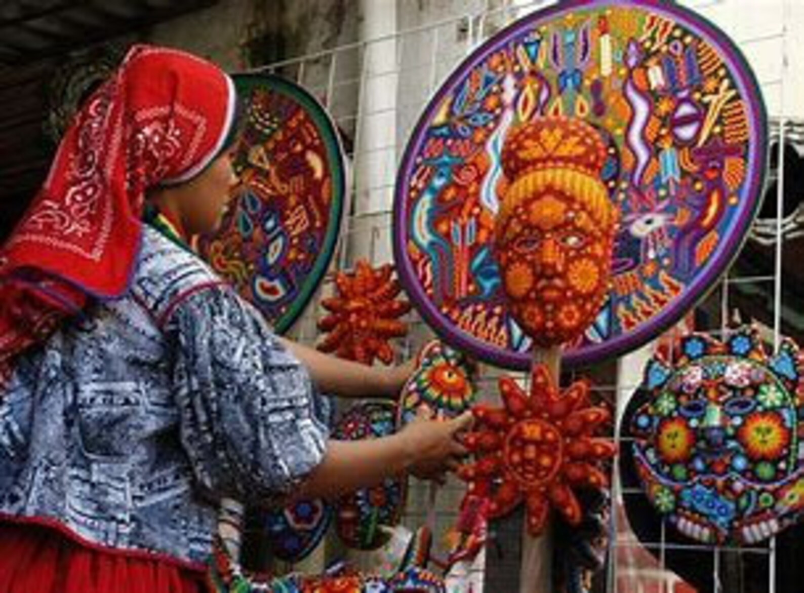 Indigenous Yarn Art From the Huichol Indians of Mexico