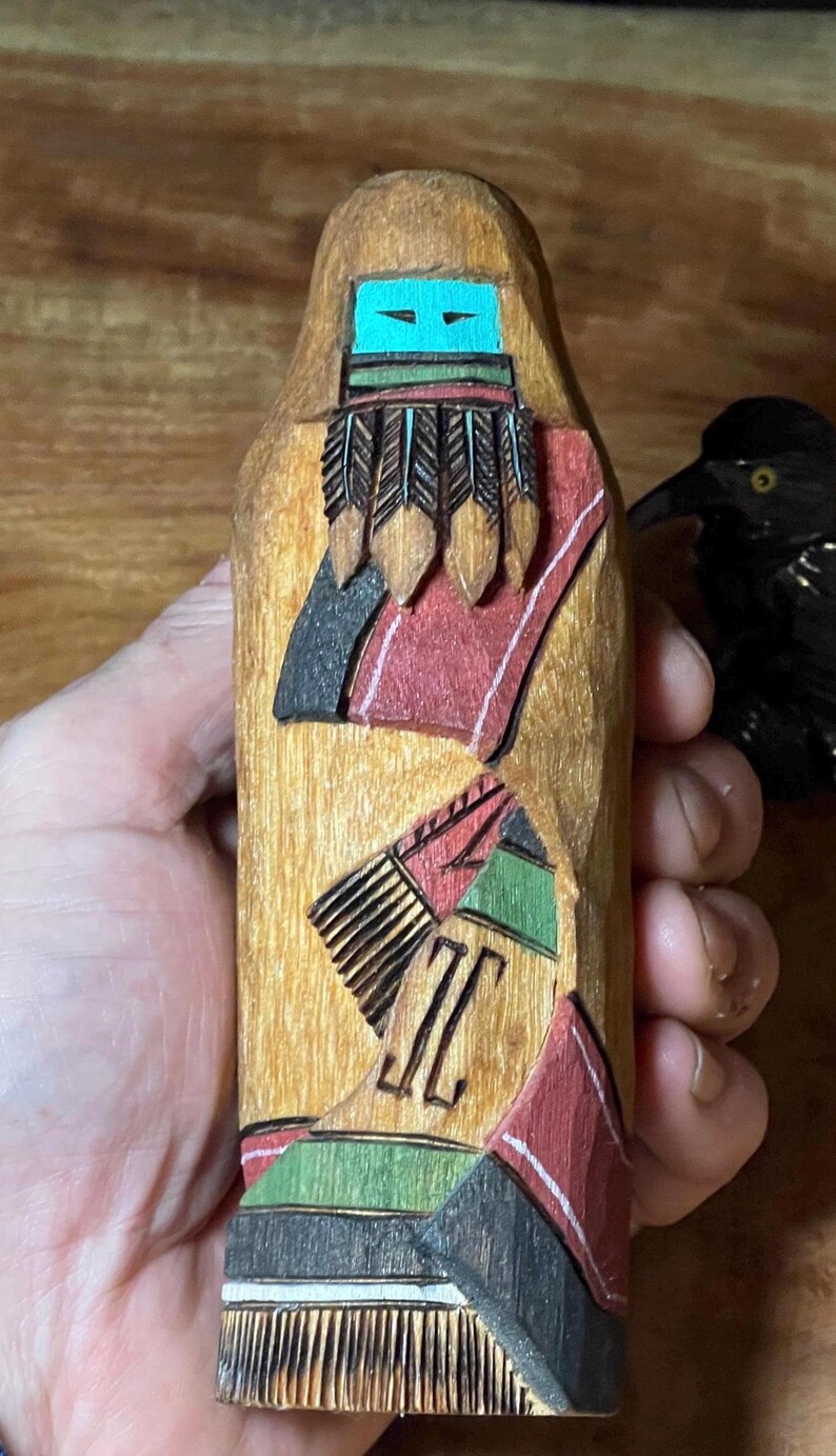 Hopi Native American Long Haired Maiden Kachina Signed - Etsy