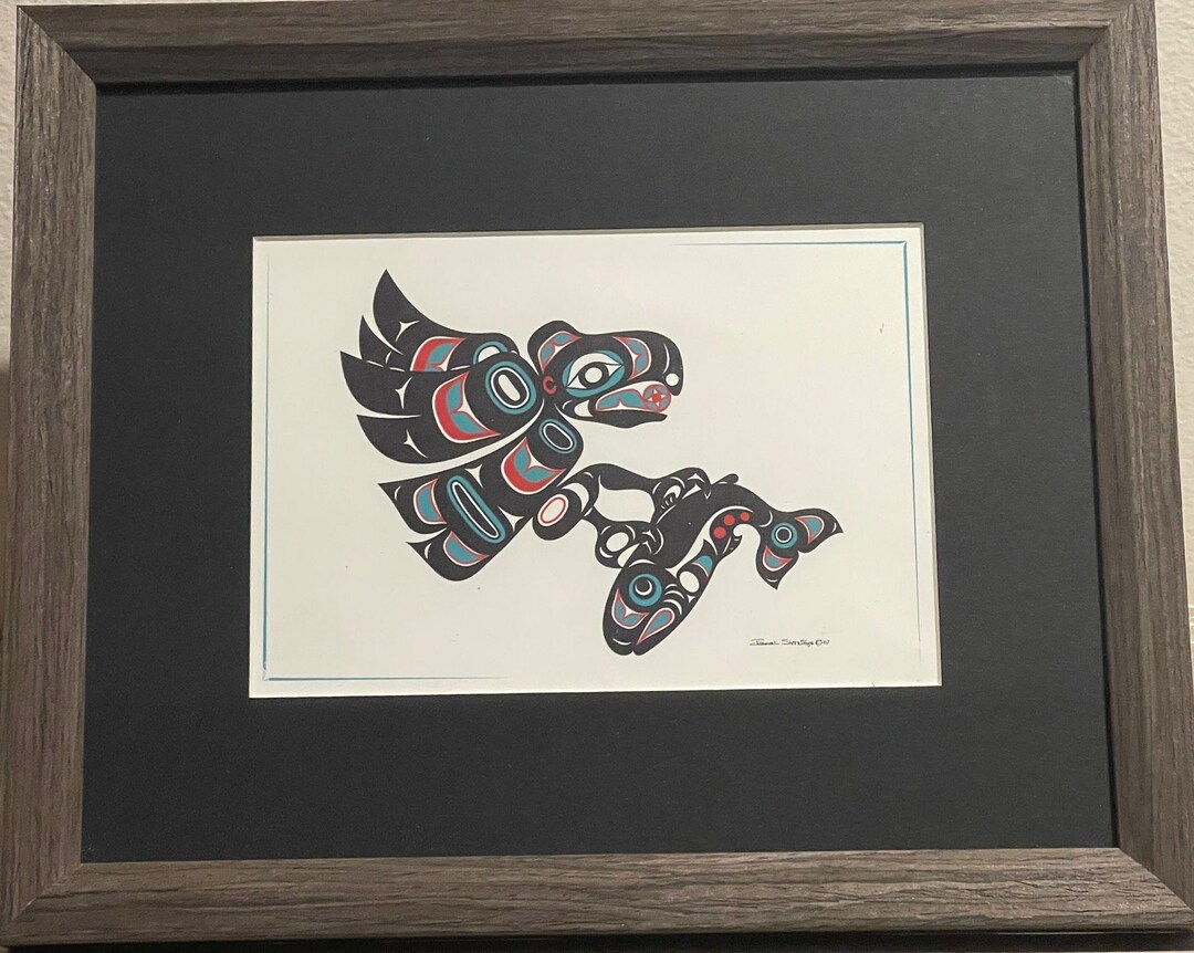 Native American Alaskan Tlingit Nation Master/ Artist/carver Israel ...