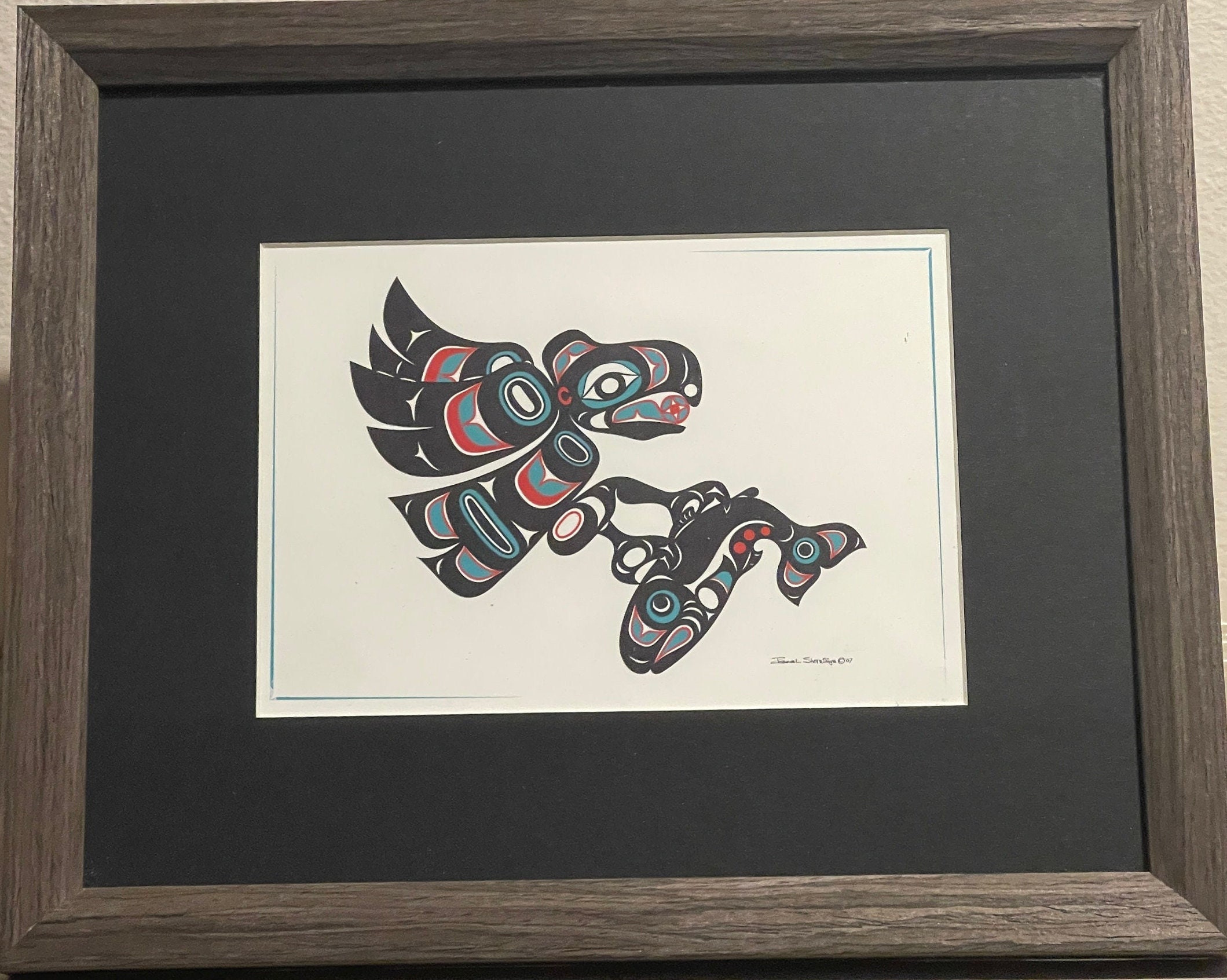 Native American Alaskan Tlingit Nation Master/ Artist/carver Israel ...