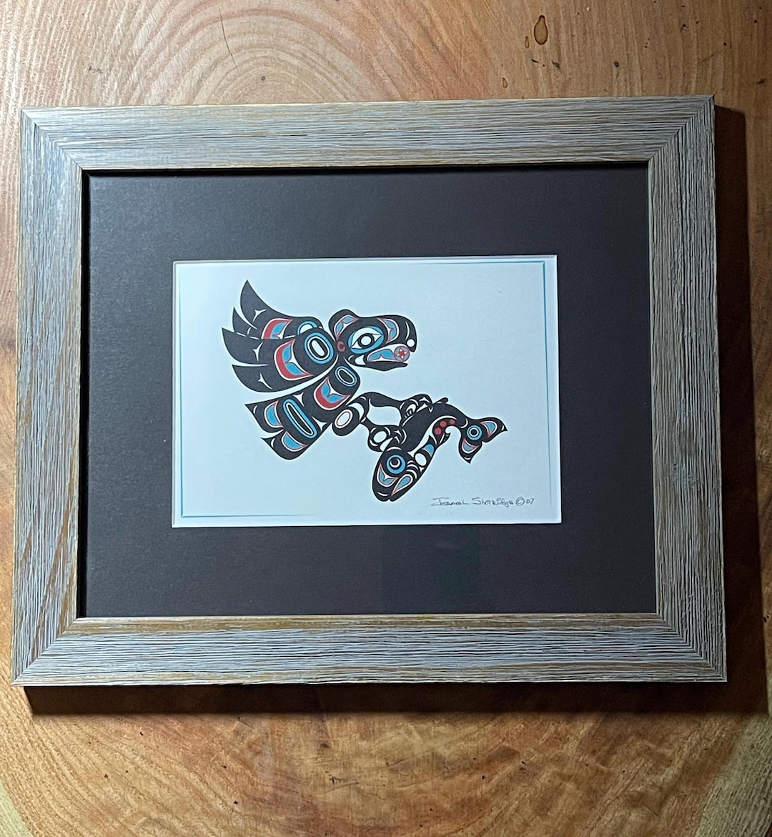 Native American Alaskan Tlingit Nation Master/ Artist/carver Israel ...