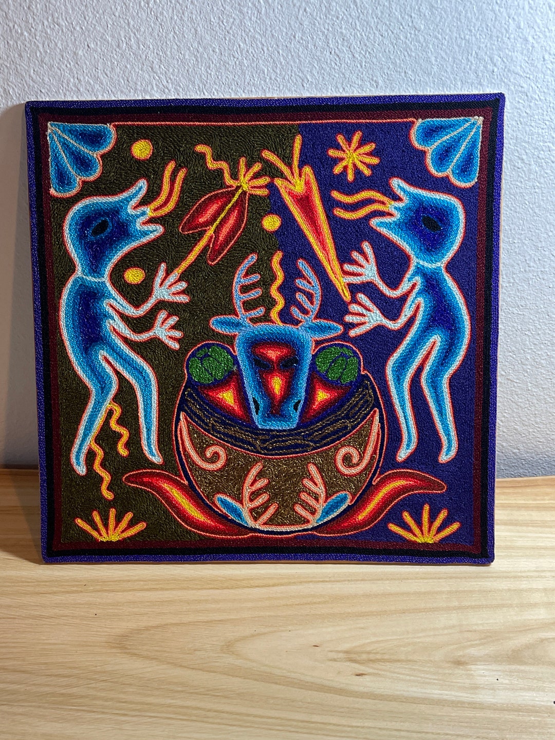 Indigenous Yarn Art From the Huichol Indians of Mexico - Etsy