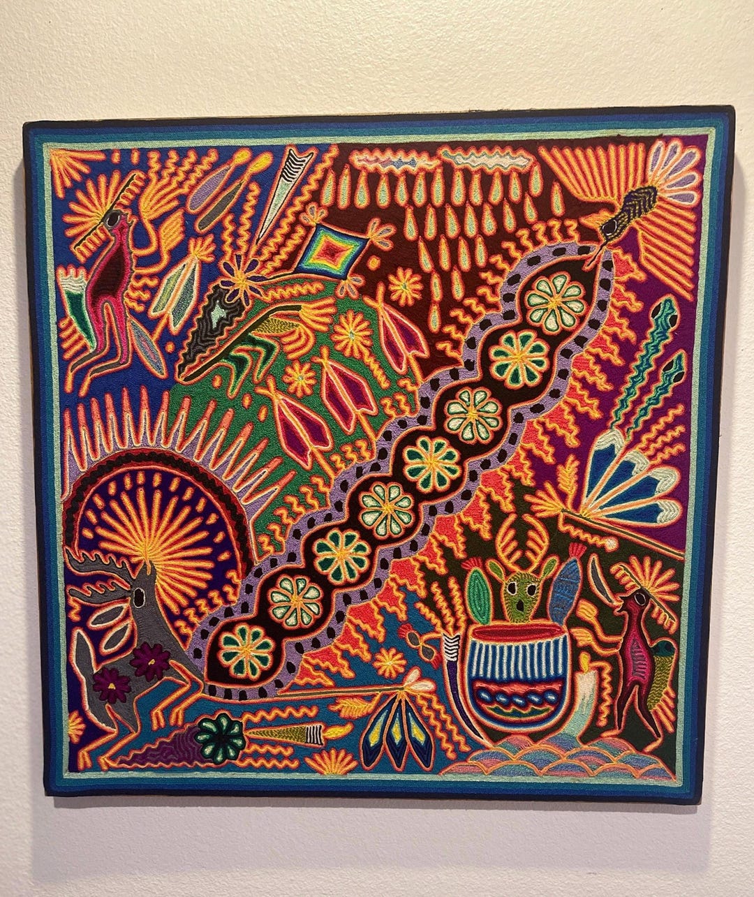 Indigenous Yarn Art From the Huichol Indians of Mexico