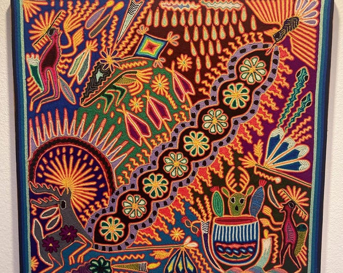 Indigenous Yarn Art From the Huichol Indians of Mexico