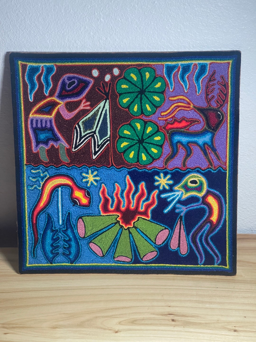Indigenous Yarn Art From the Huichol Indians of Mexico - Etsy