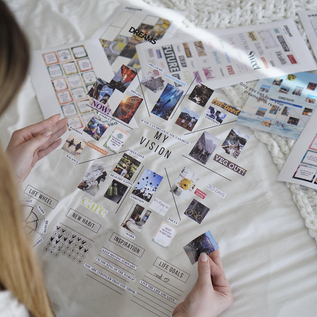 Personalized Acrylic Dream Board | Vision Board Gift for Her - Etsy