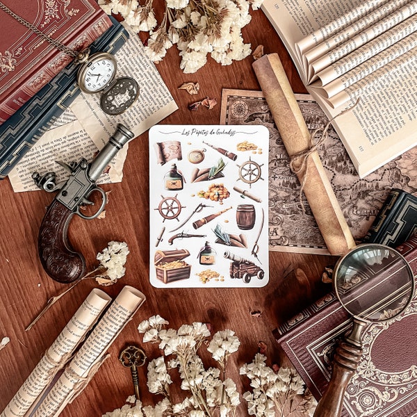 Pirate Stickers - Etsy