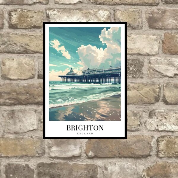 Brighton Poster - Etsy UK