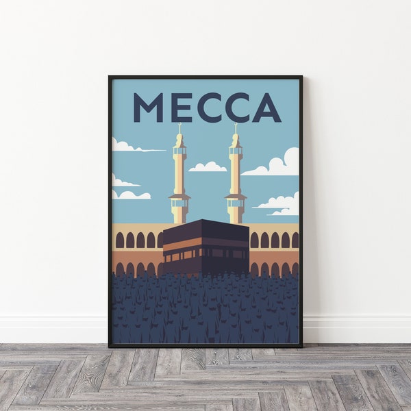Mecca Vintage Poster - Etsy