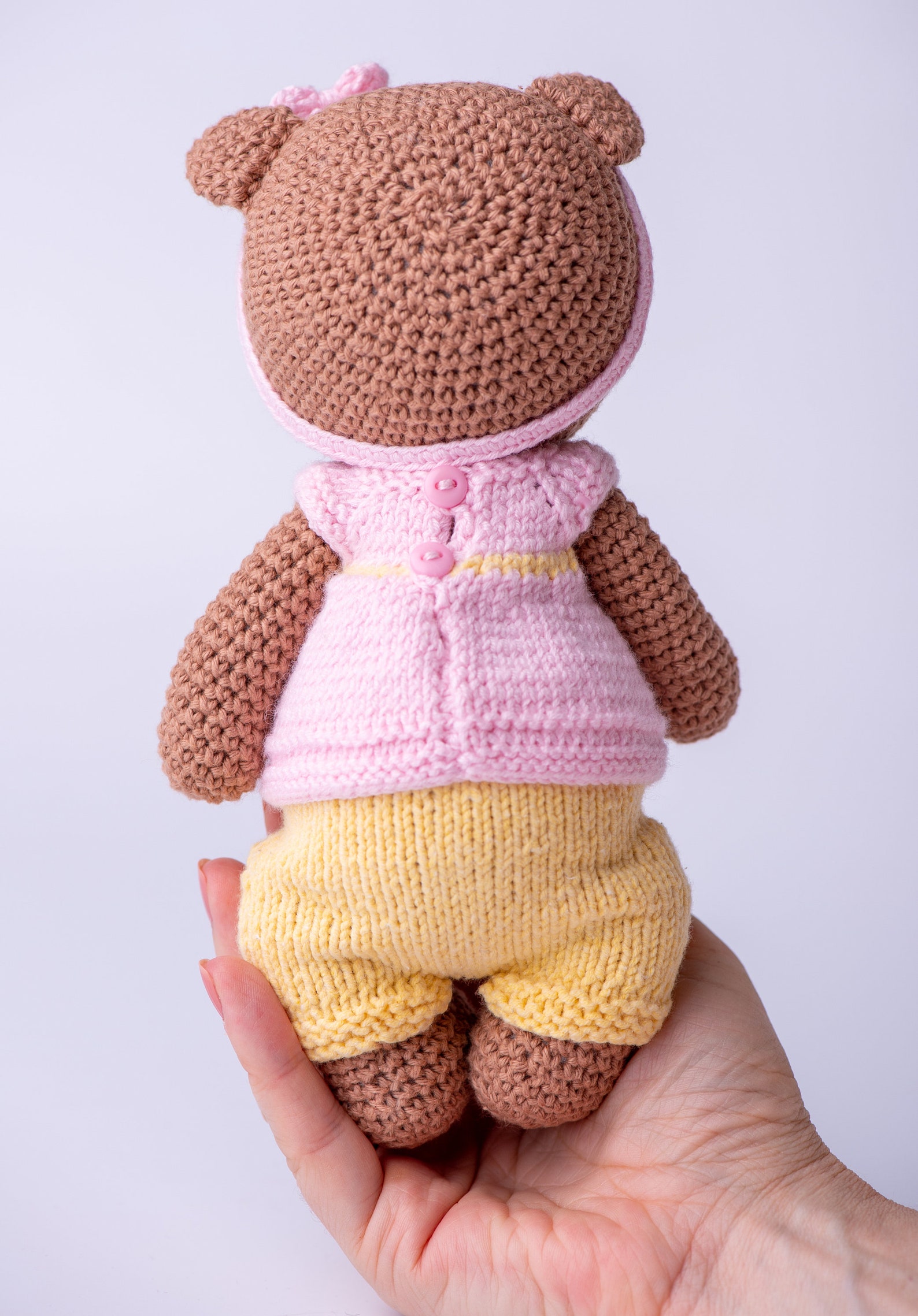 Handmade Crocheted Bear Toy, Amigirumi, Knitted Bear, Teddy Bear, Bear ...