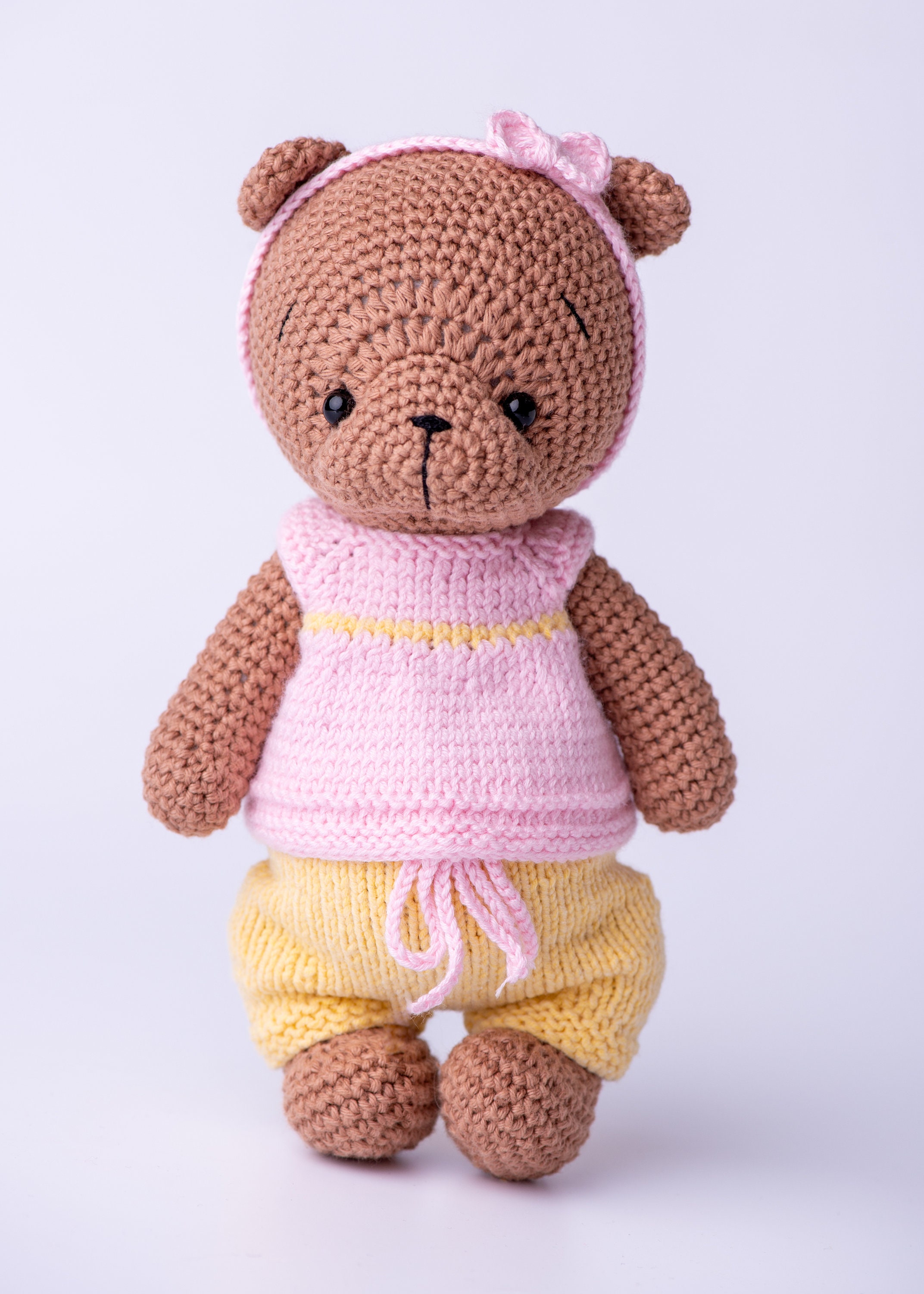 Handmade Crocheted Bear Toy, Amigirumi, Knitted Bear, Teddy Bear, Bear ...