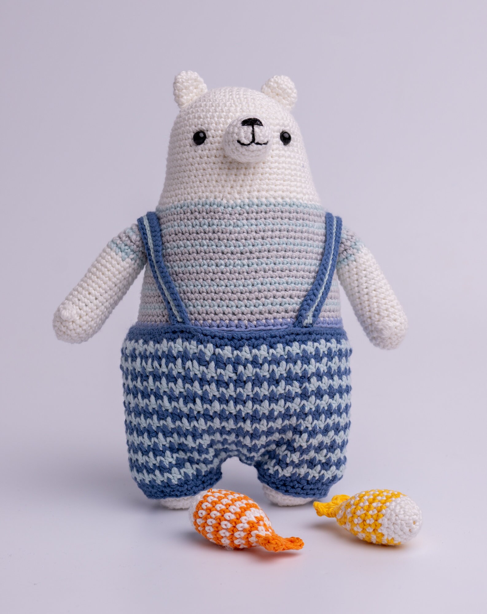Crochet Polar Bear, Crochet Bear, Crochet Animal, Horacio Bear, Stuffed ...