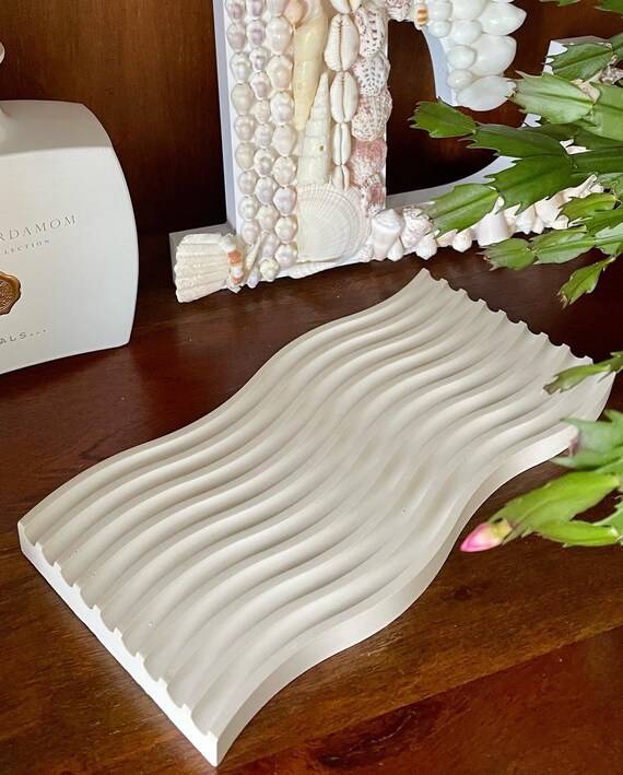 Wave Tray Made of Ceramic Various Colors Wavy Decoration - Etsy