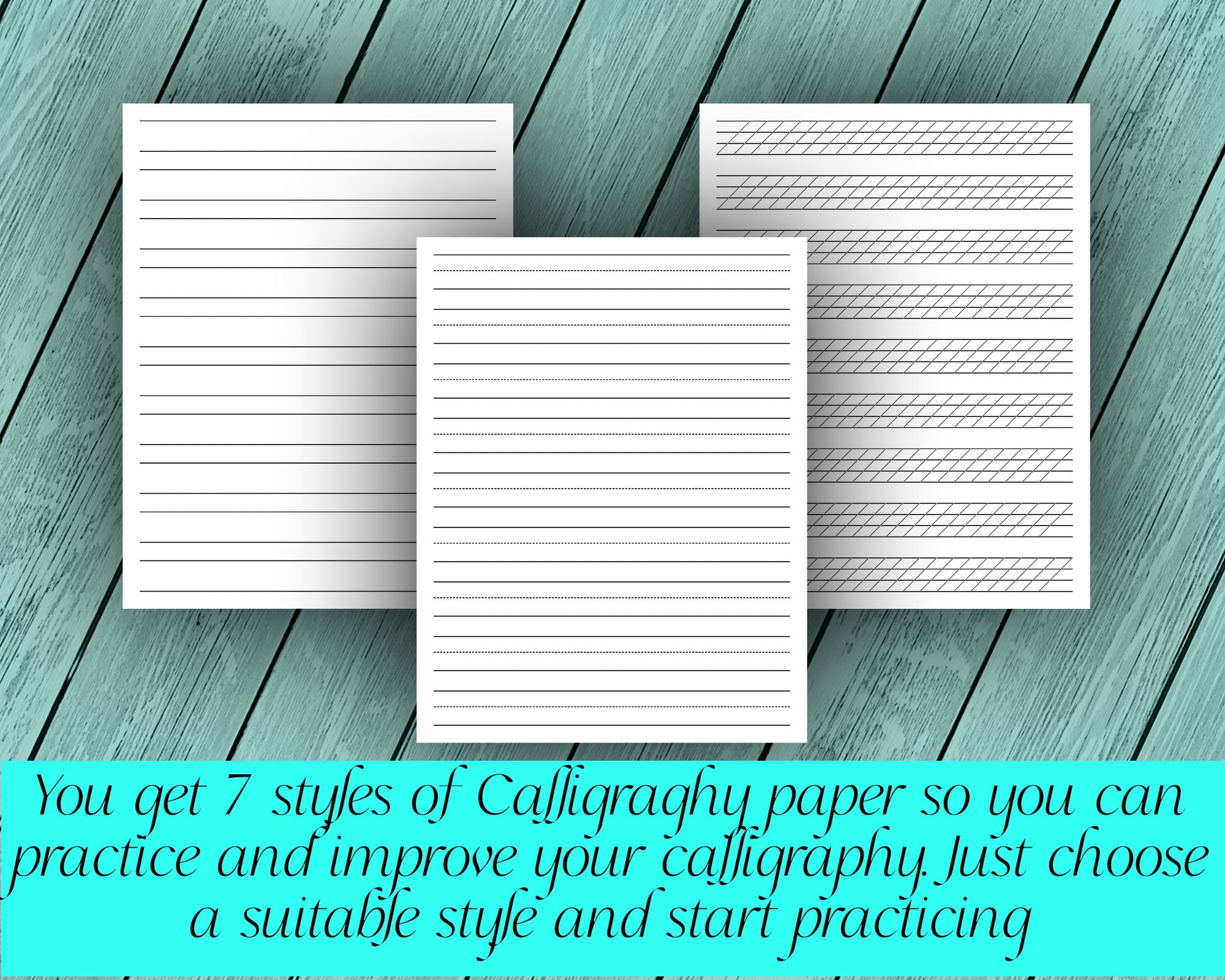 Calligraphy Practice Sheets, Calligraphy Practice, Starter Kit ...