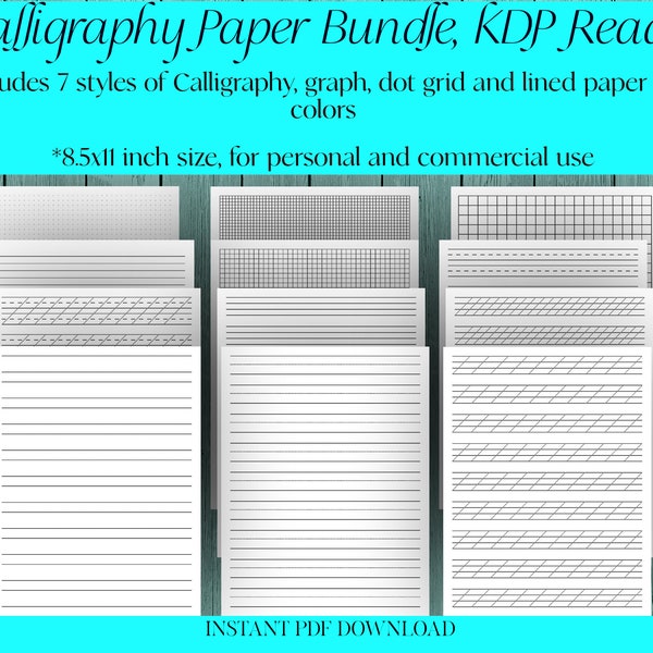 Practice Sheets Calligraphy - Etsy