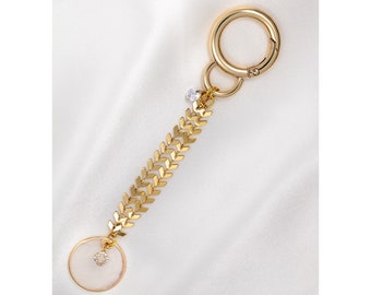 Gold Plated Keychain - Etsy