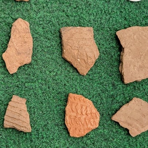 18 Native American Indian Pottery Sherds North Georgia Artifacts ...