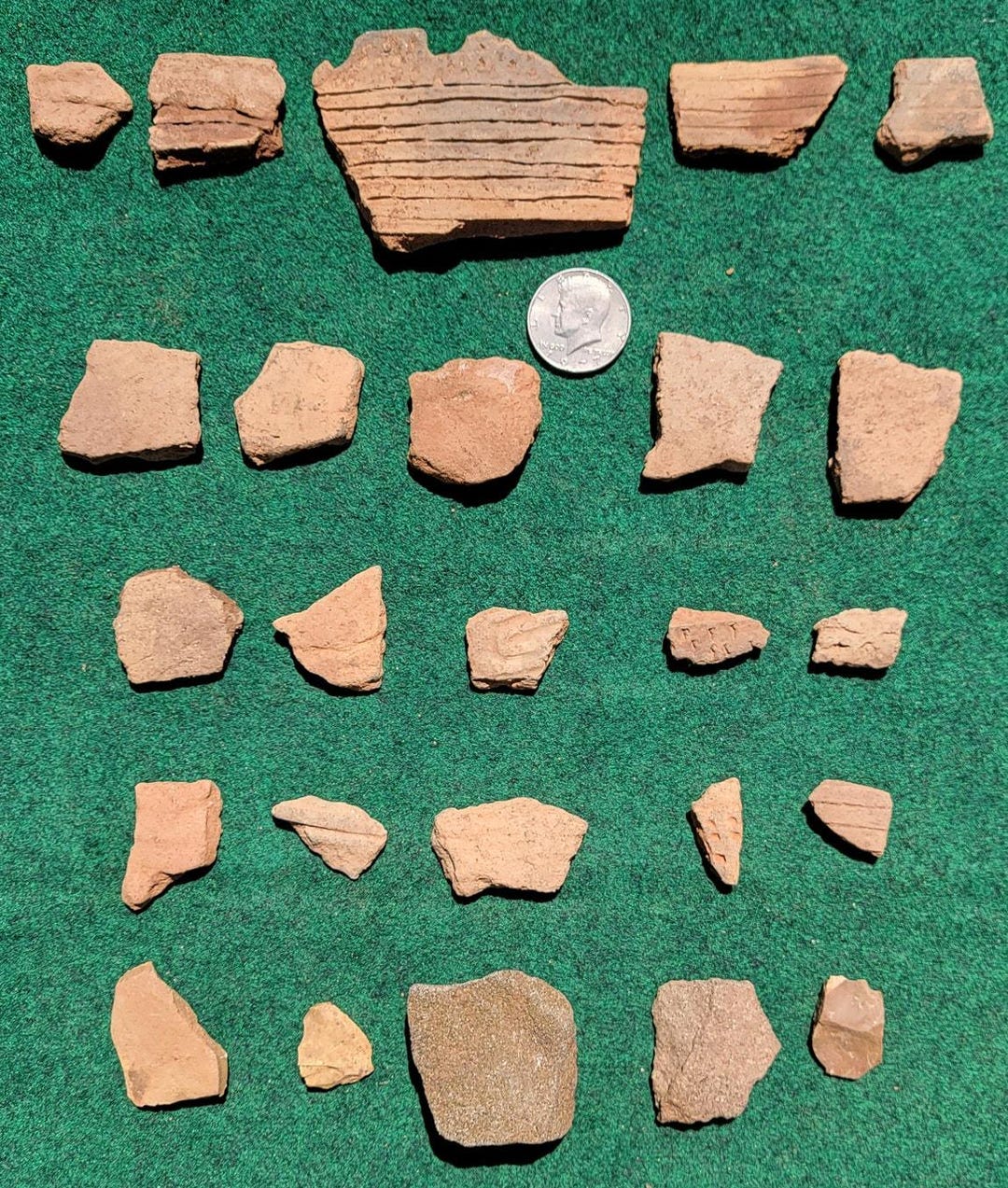 20 Native American Indian Pottery Sherds North Georgia Artifacts ...
