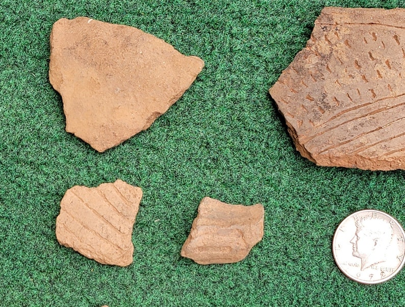 18 Native American Indian Pottery Sherds North Georgia Artifacts ...