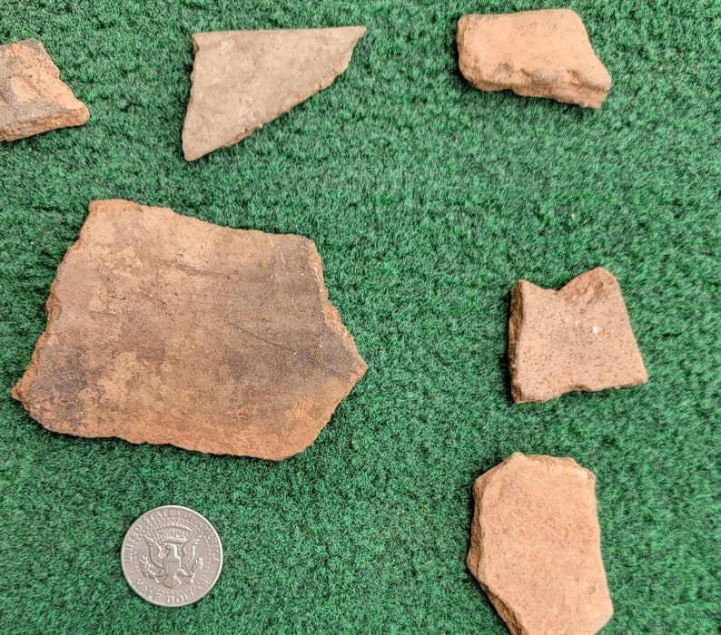 18 Native American Indian Pottery Sherds North Georgia Artifacts ...