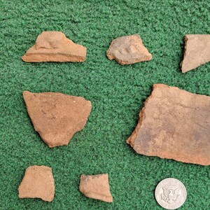 18 Native American Indian Pottery Sherds North Georgia Artifacts ...