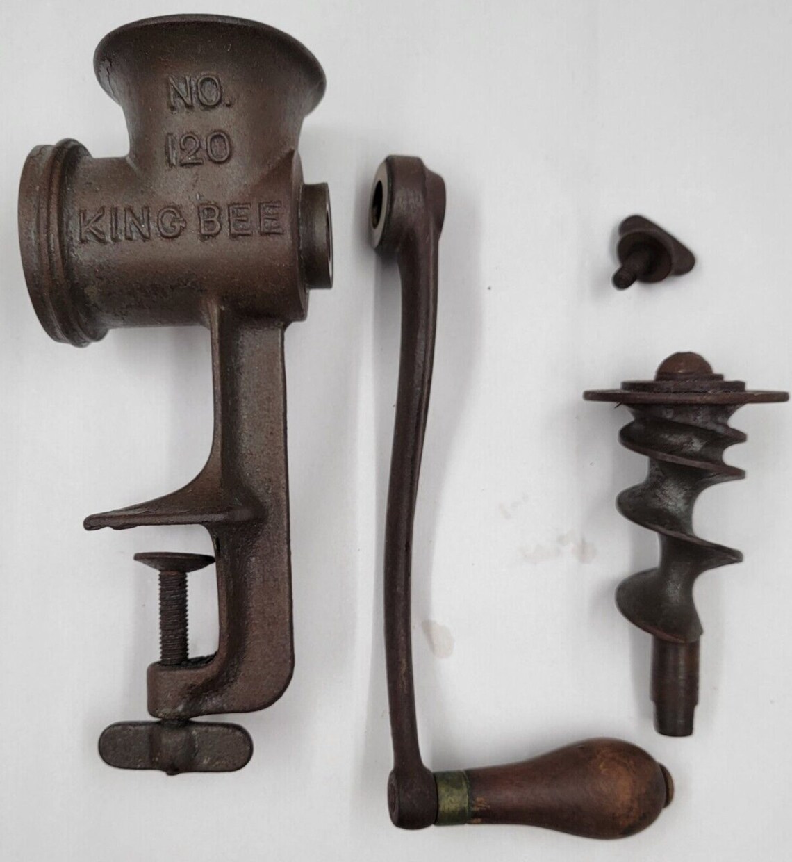 King Bee No. 120 Universal Food Meat Chopper Grinder Steel Rare Early ...