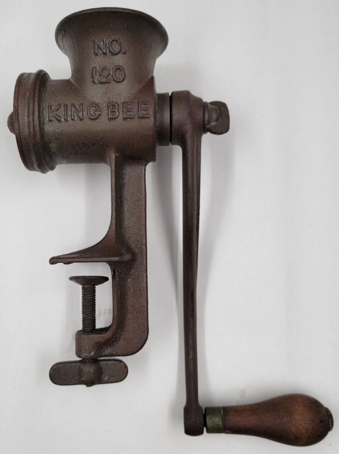 King Bee No. 120 Universal Food Meat Chopper Grinder Steel Rare Early ...