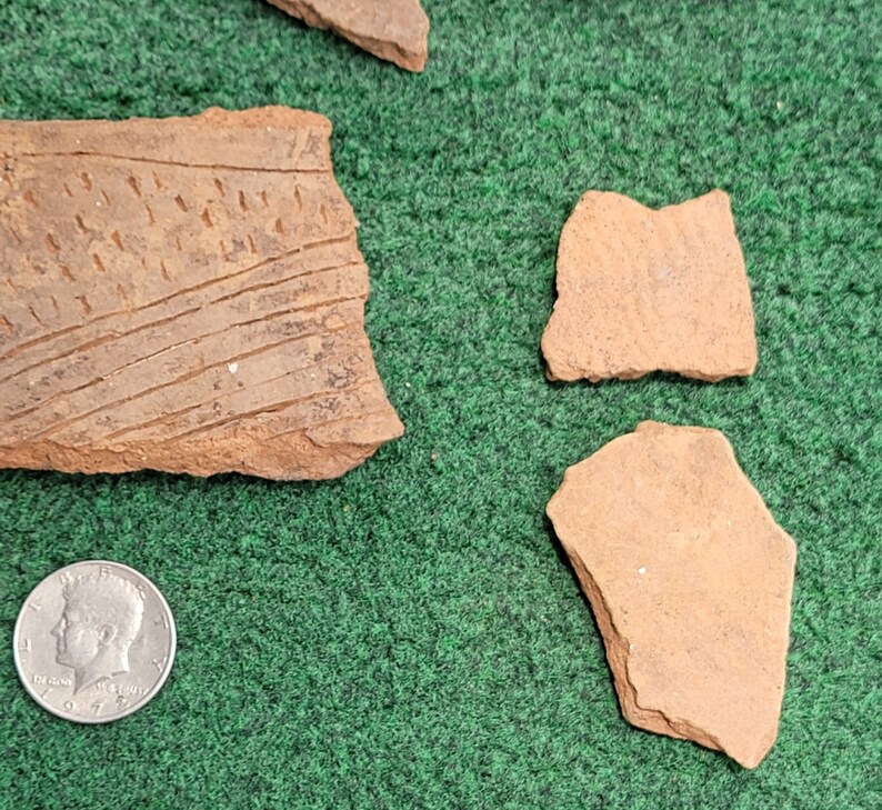 18 Native American Indian Pottery Sherds North Georgia Artifacts ...