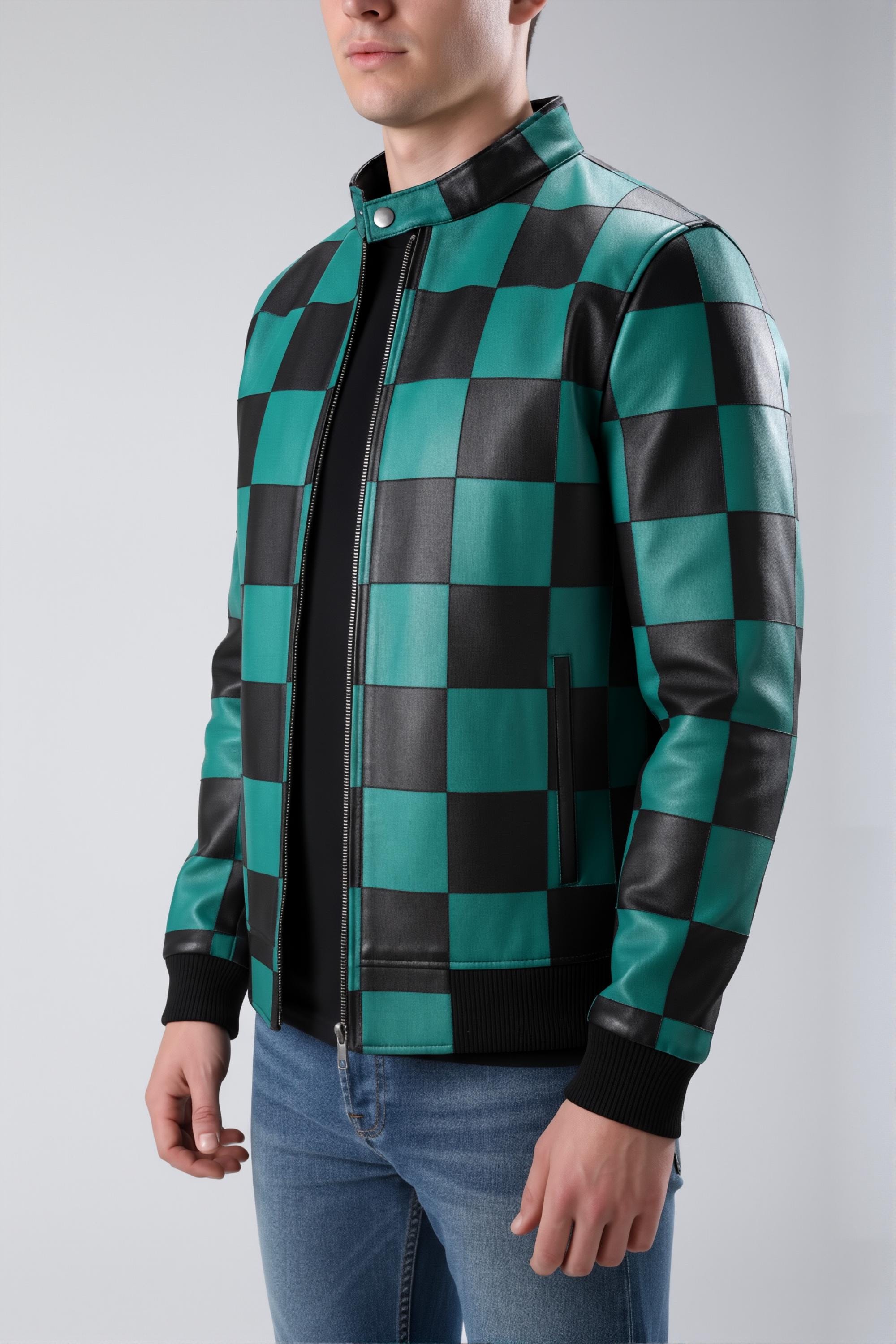 Demon Slayer: Kimetsu No Yaiba Inspired Jacket - Tanjiro Kamado ...