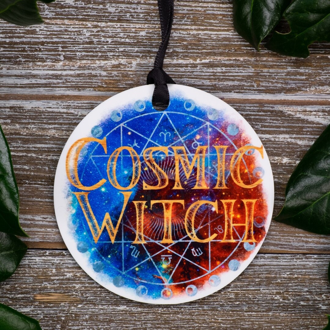 Cosmic Witch Holiday Ornament Christmas Ornament - Etsy