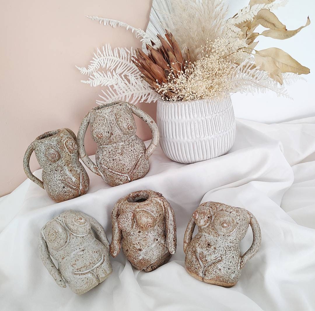 Ceramic Body Sculpture, Body Empowerment, Female Body, Ceramic Vase ...