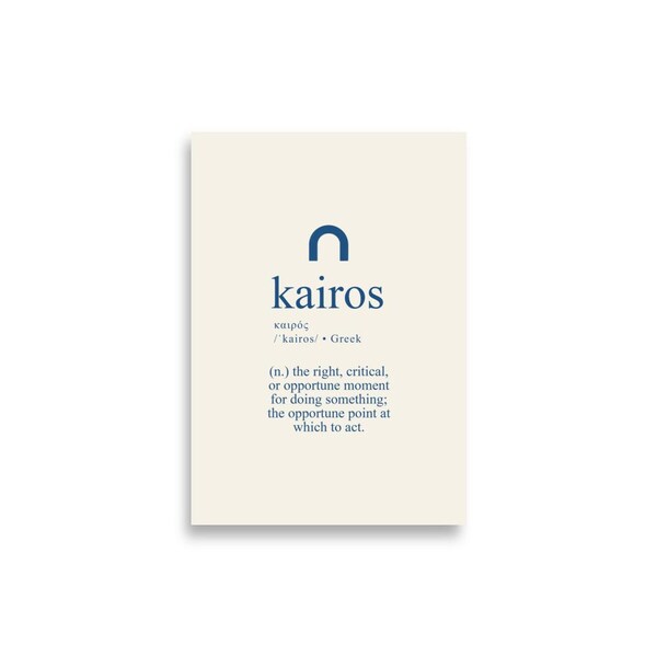 Kairos - Etsy