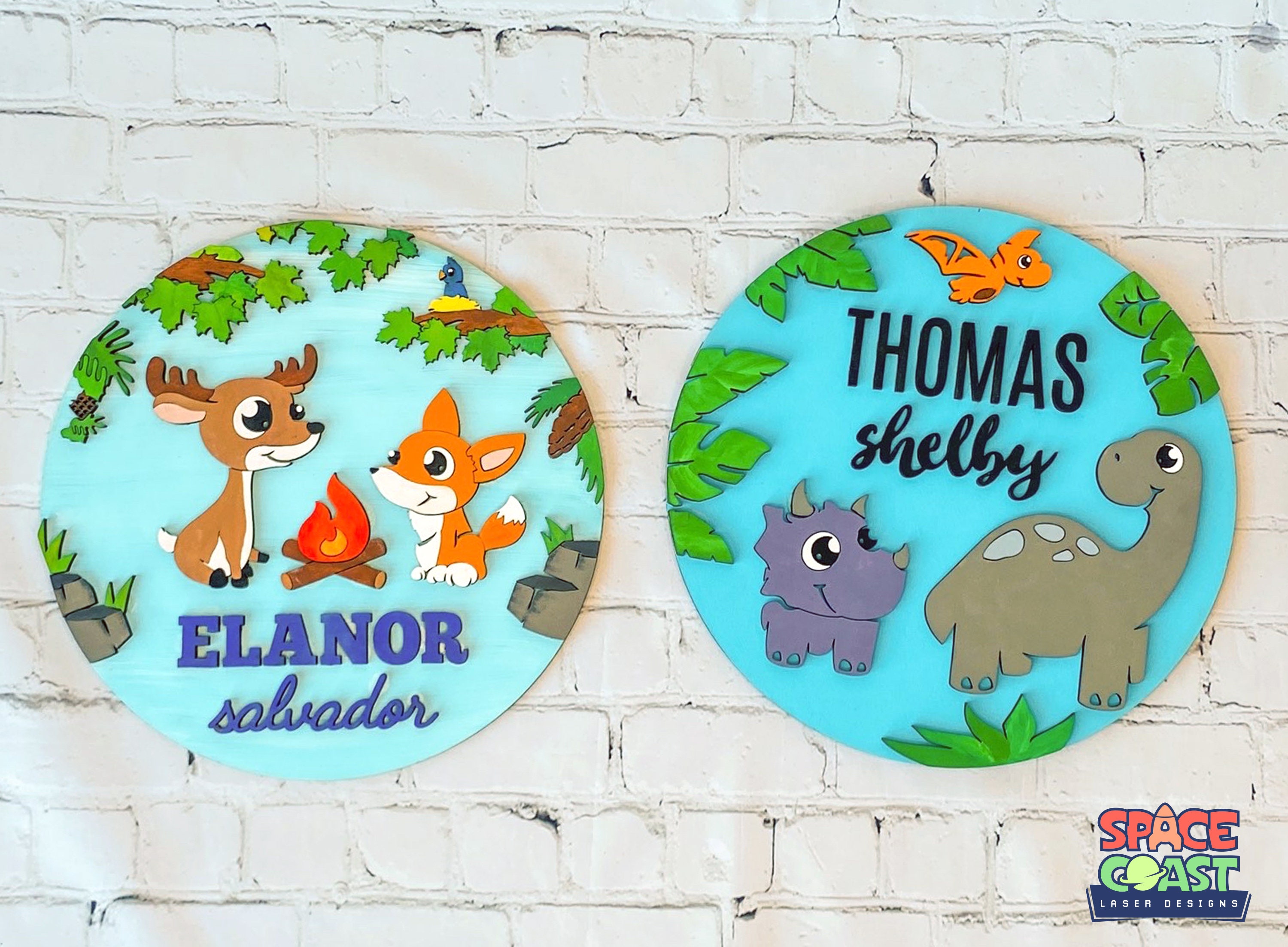 Roundy Rounds Children Decor SVG File Download Glowforge | Etsy