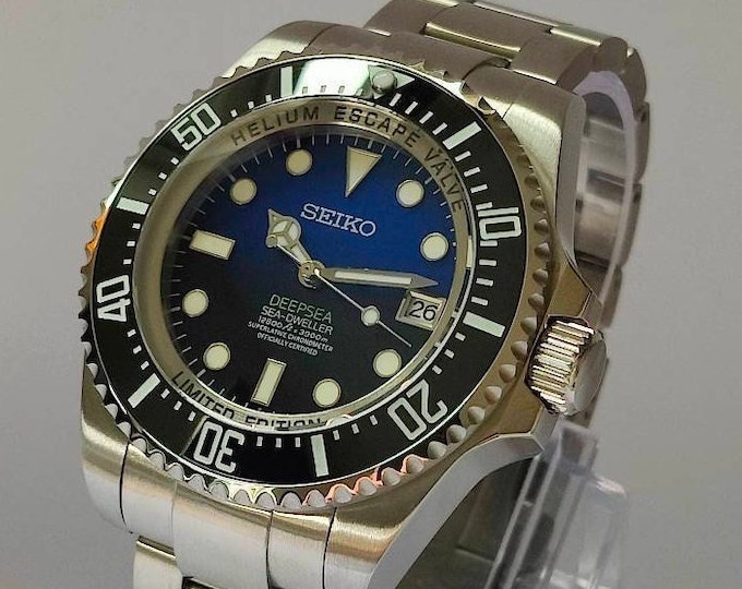 Seiko DEEPSEA Sea-dweller - NH35 - Seiko MOD Watch - Etsy