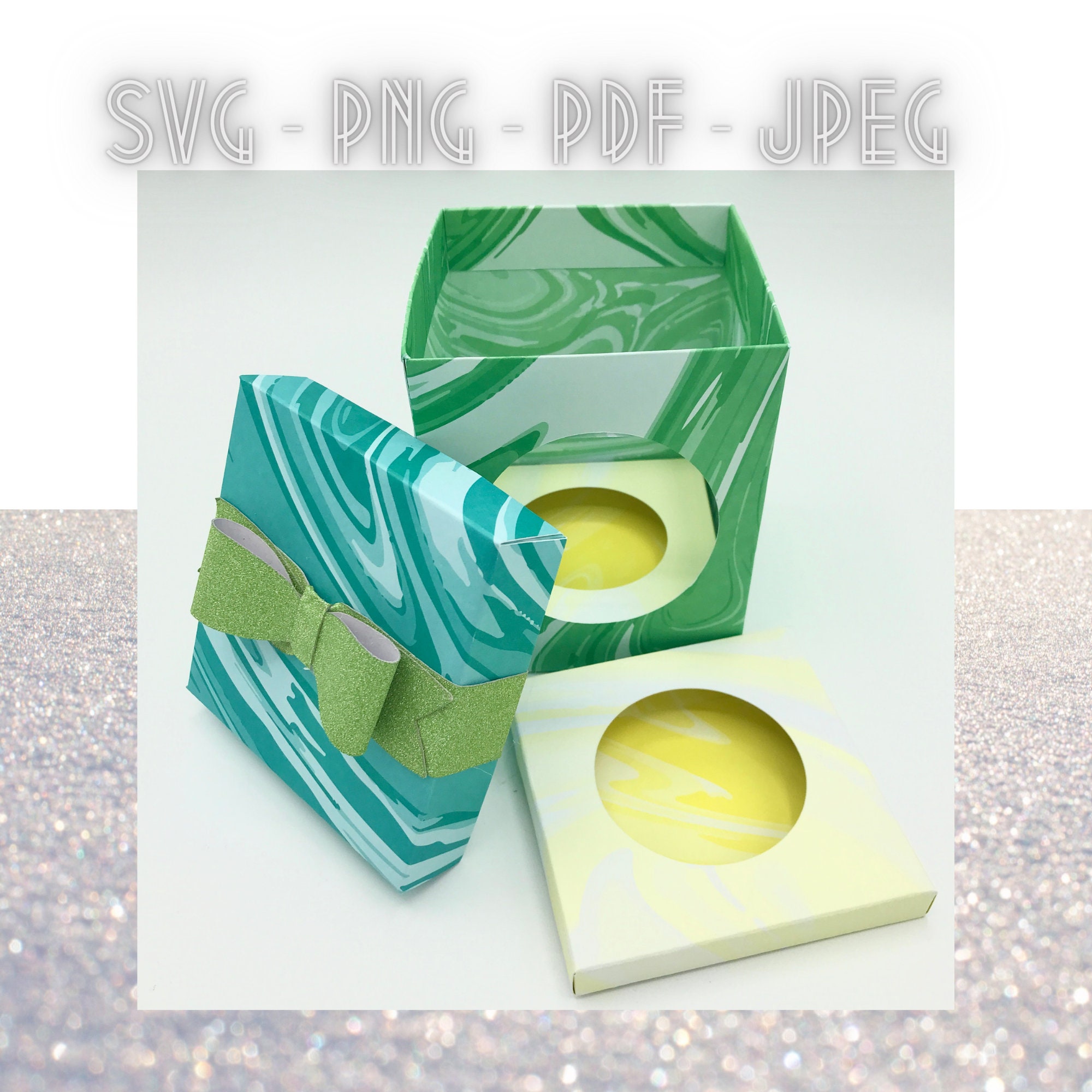 Bauble Box Template for 10cm Round Bauble 4inch Christmas | Etsy