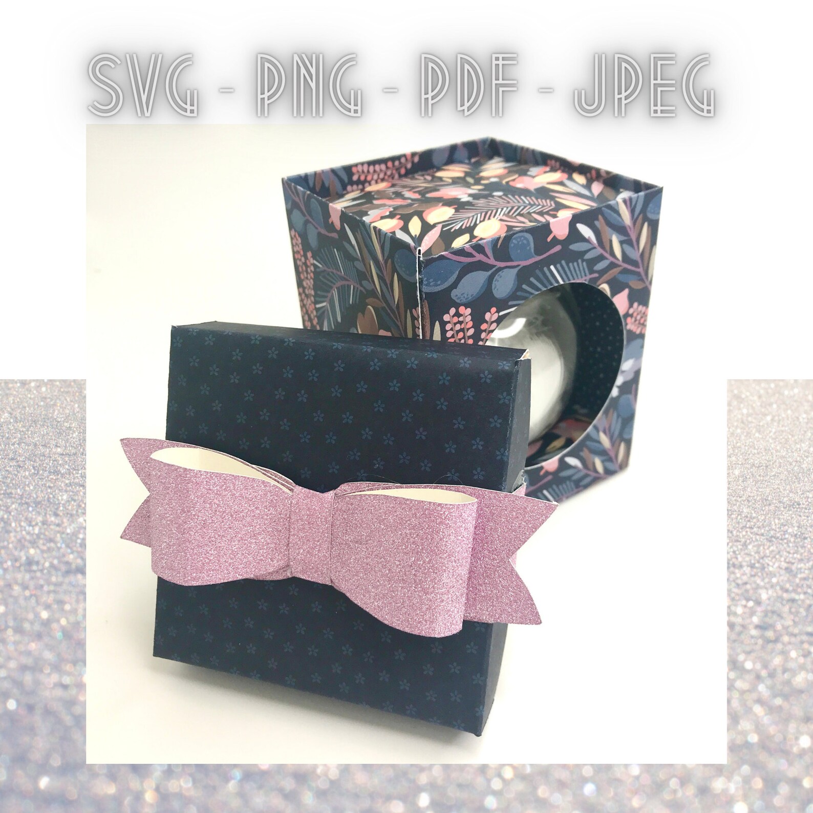 Patterns Tutorials Bauble Box Svg Box Svg File Gift Box Template | My ...