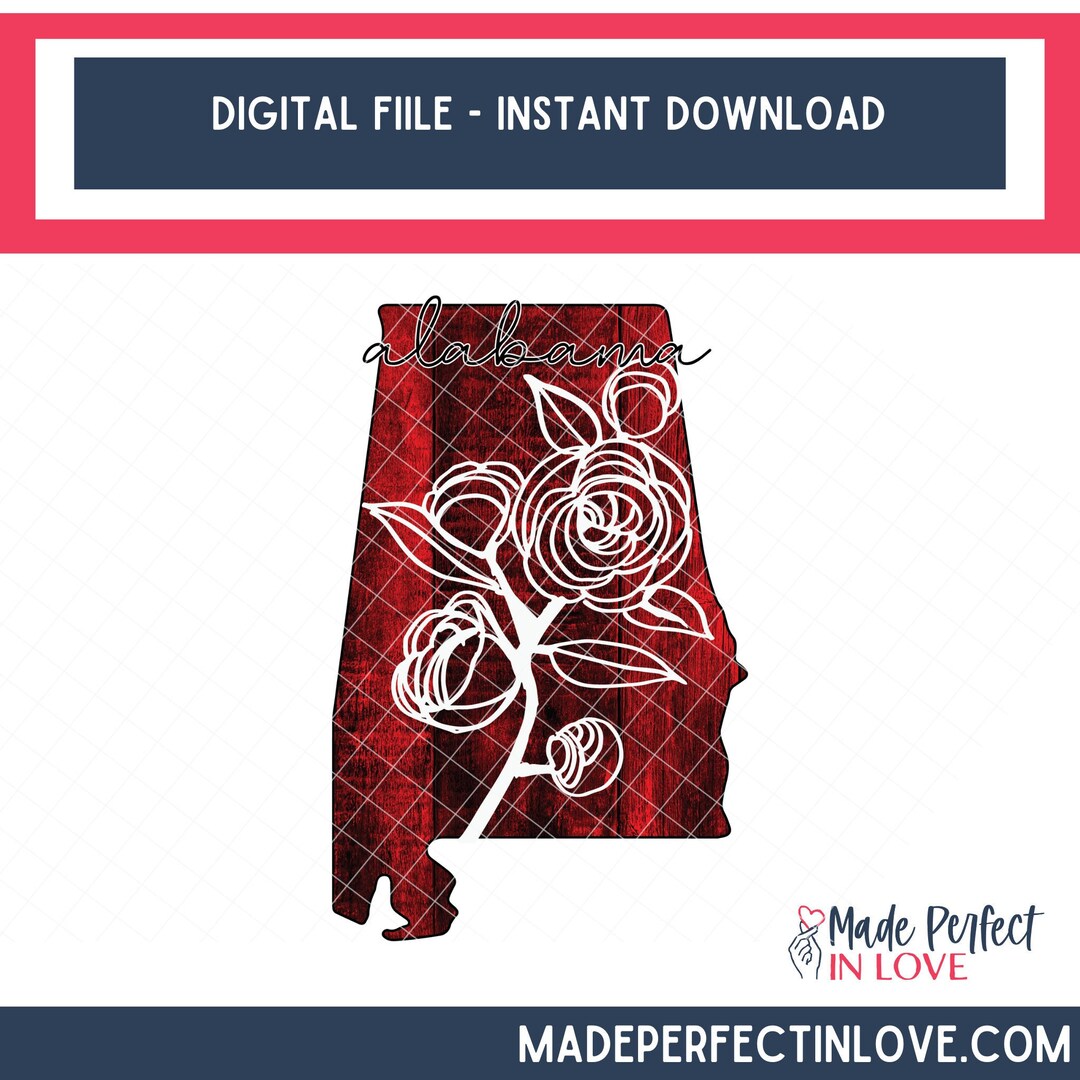 Alabama State PNG, Alabama State Sublimation Designs, Alabama PNG ...