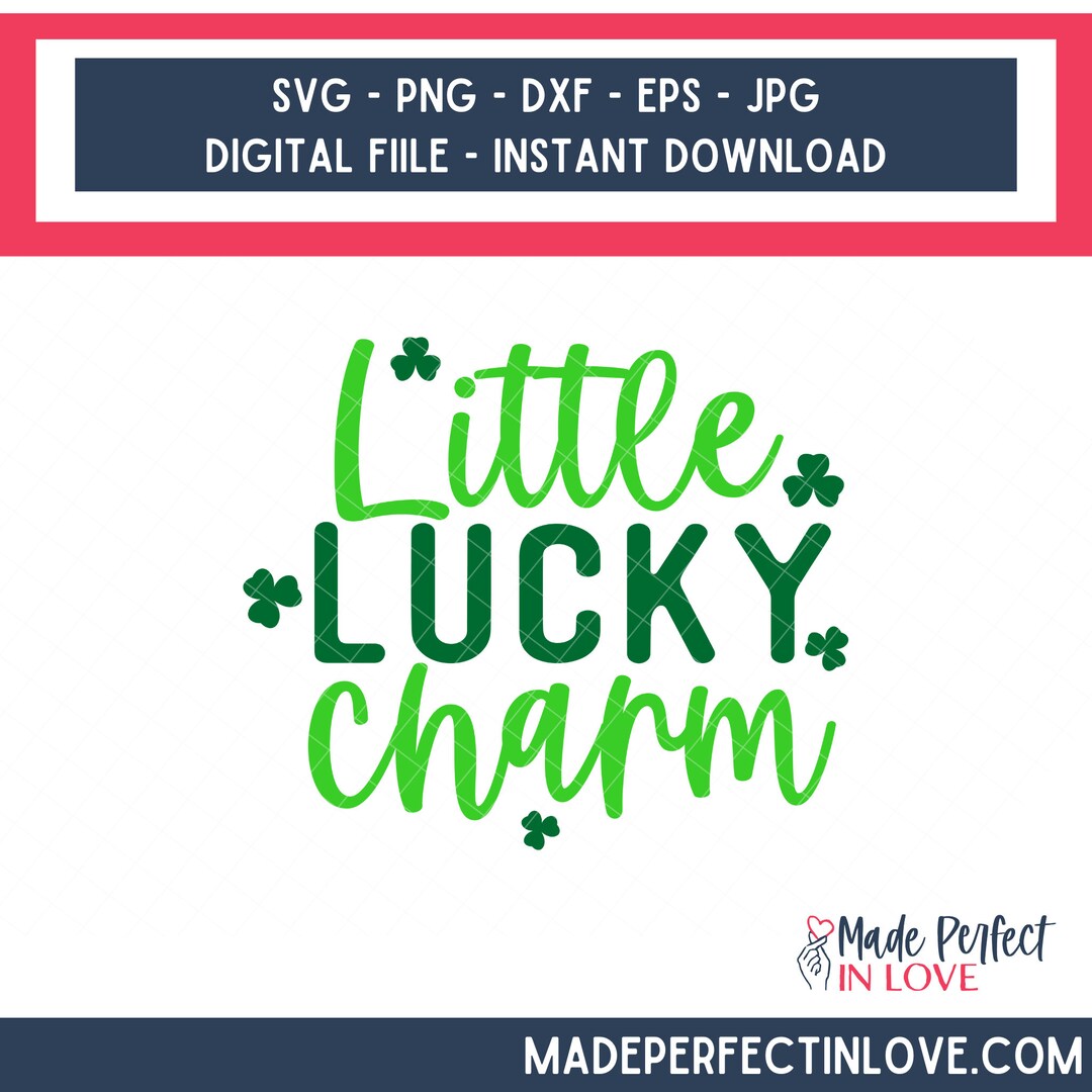 Little Lucky Charm Svg, Little Lucky Charm Png, St Patricks Day Cricut ...