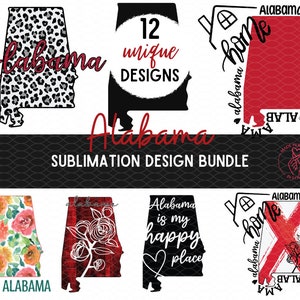 Alabama Sublimation Design Bundle, Alabama Sublimation Designs, Alabama ...