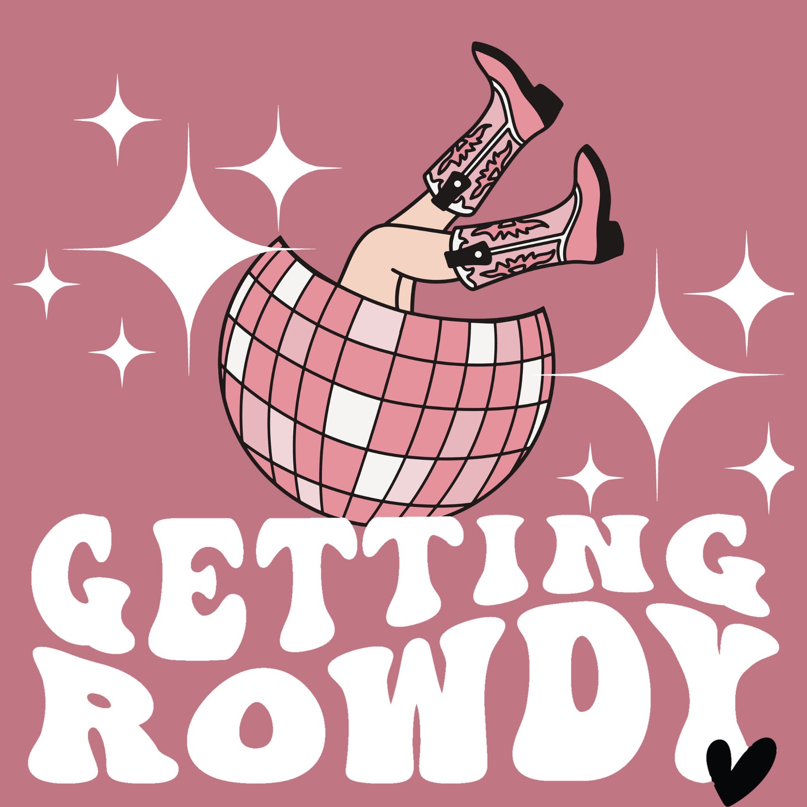 Gettin' Rowdy PNG Rowdy PNG Nashville PNG Cowgirl - Etsy