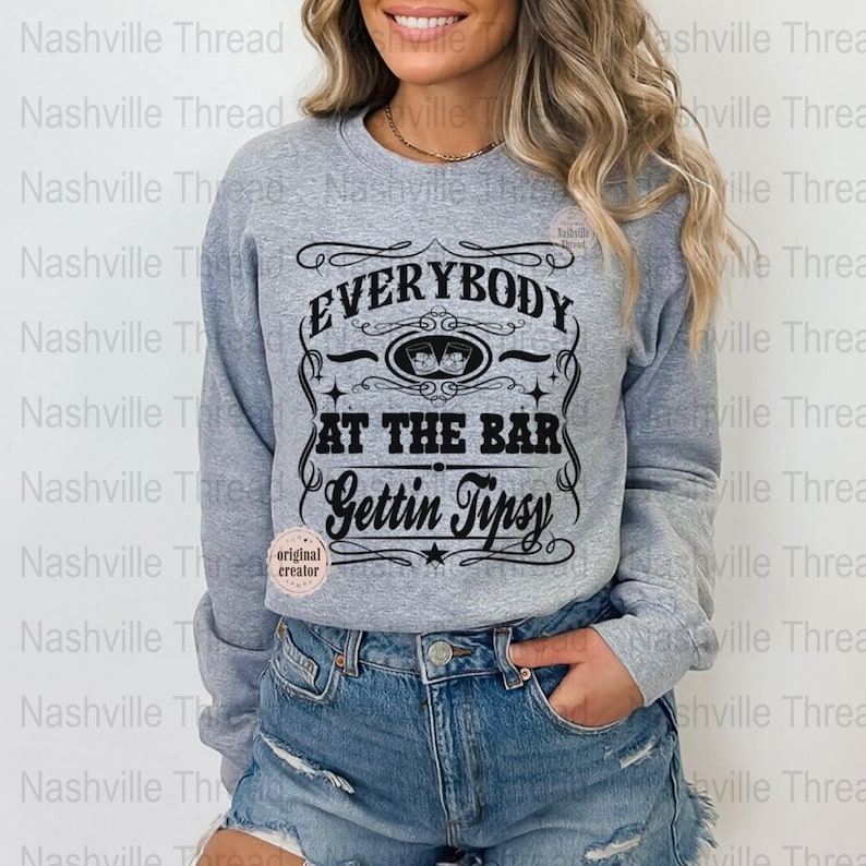 Tipsy Bar Song PNG, Retro Cowboy Design (digital Download) - Etsy
