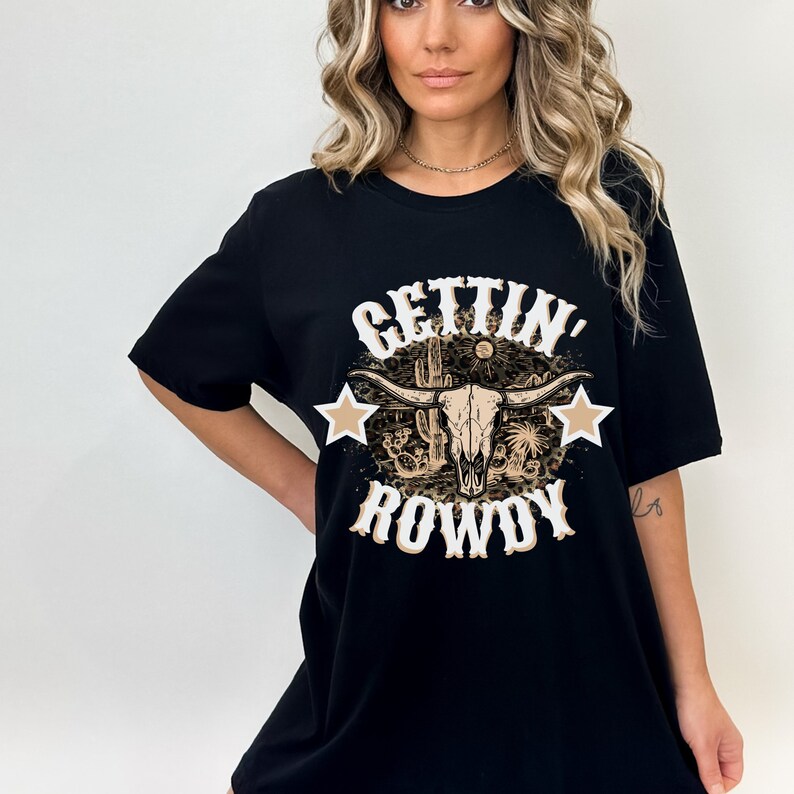 Gettin Hitched PNG Gettin Rowdy Digital File Cowgirl - Etsy
