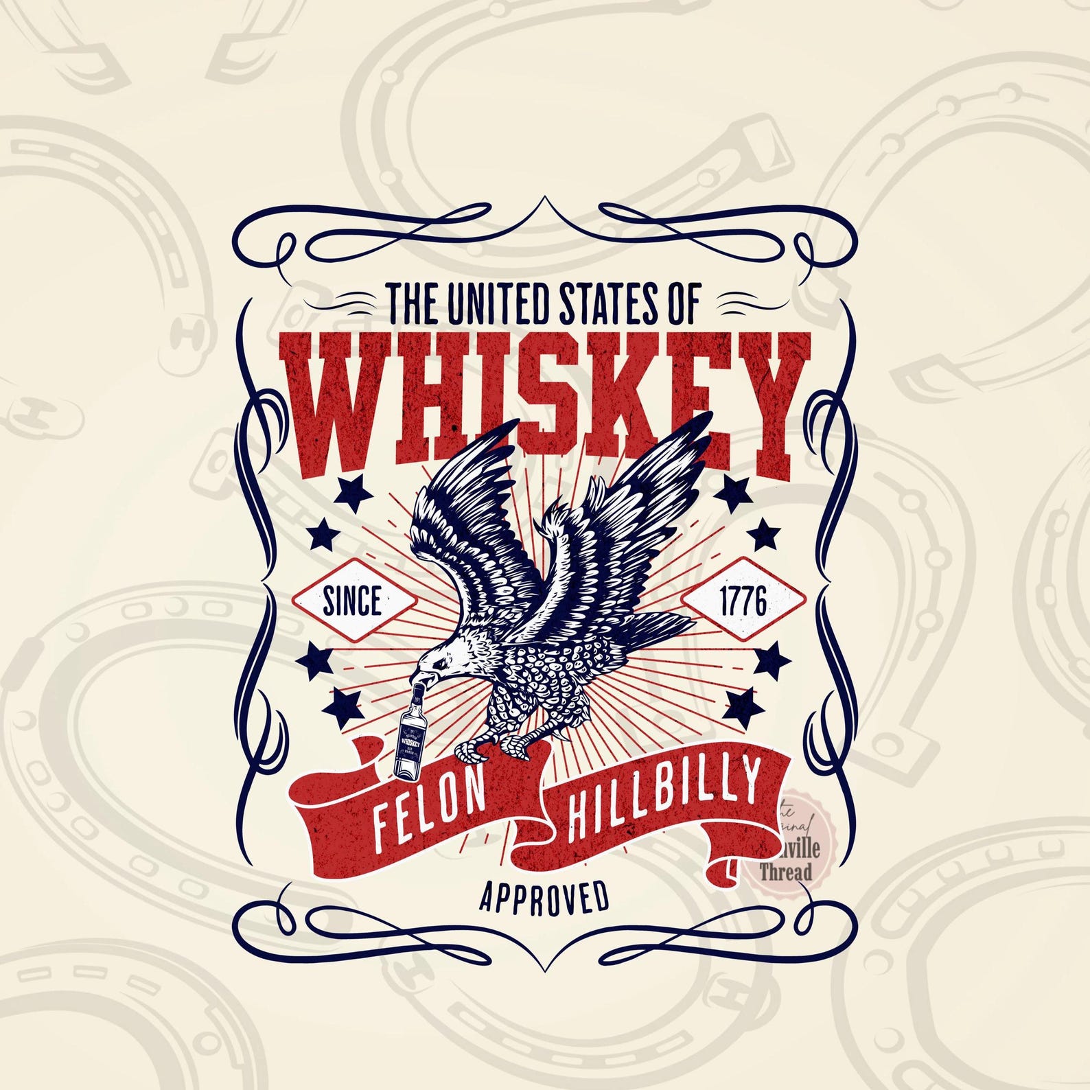 United States of Whiskey, Western 4th of July, Whiskey Png, Retro Rodeo ...