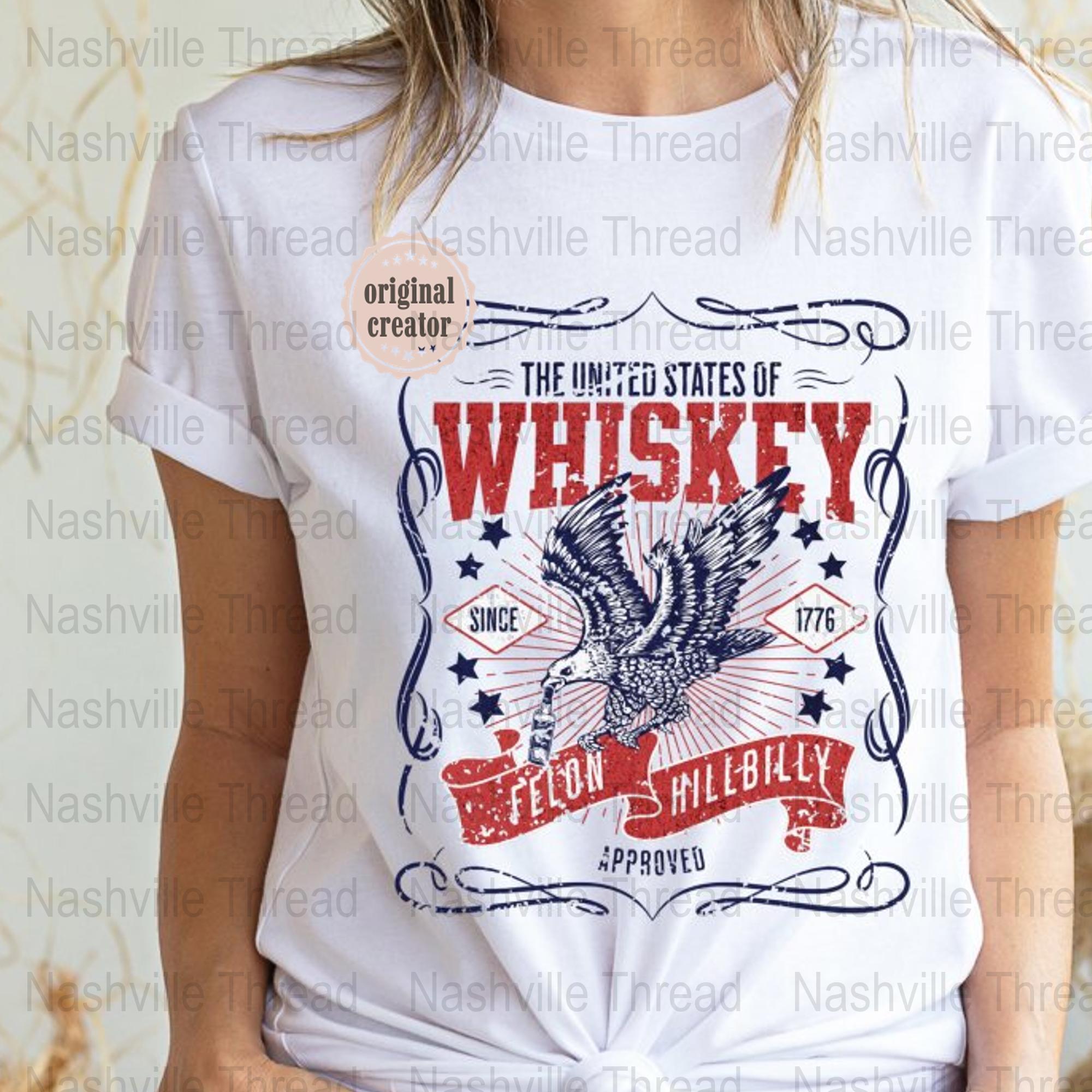 United States of Whiskey, Western 4th of July, Whiskey Png, Retro Rodeo ...